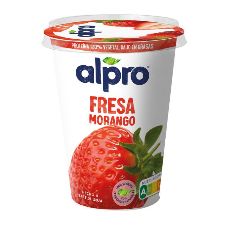 YOGUR VEGETAL SOJA FRESA ALPRO 400G - LaDespensa
